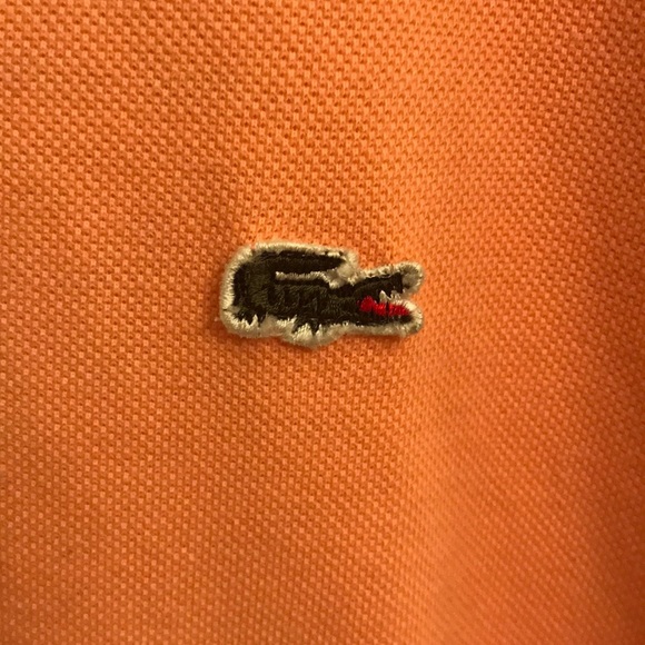 Lacoste | Shirts | Mens Orange Lacoste Polo | Poshmark